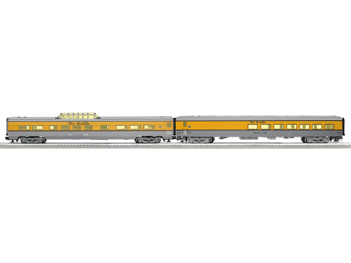 Lionel 2127120 O Rio Grande Ski Passenger Car (Set of 2) – Trainz