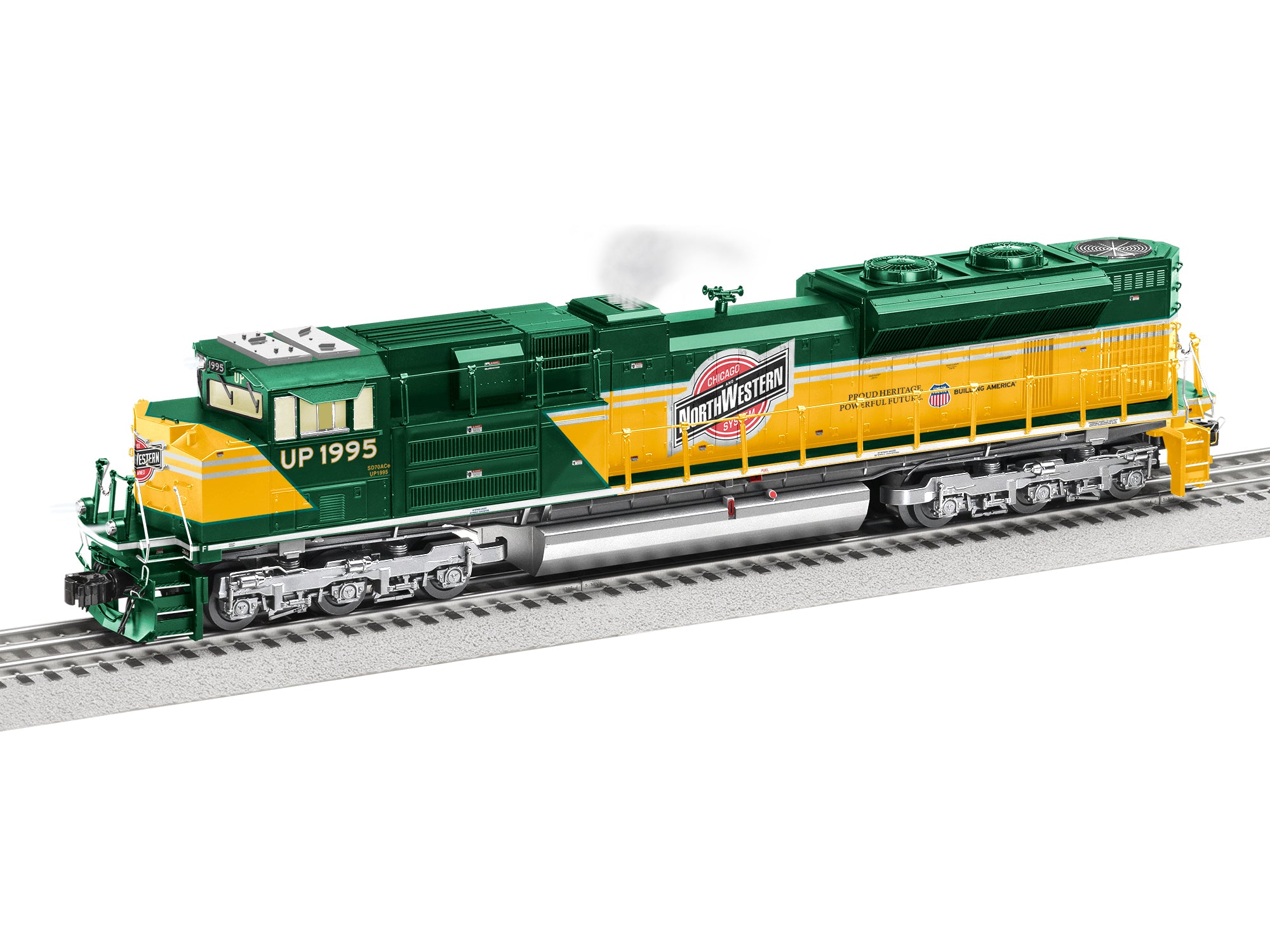Lionel 2333190 O UP Heritage CNW SD70ACE Diesel Locomotive #1995 with ...