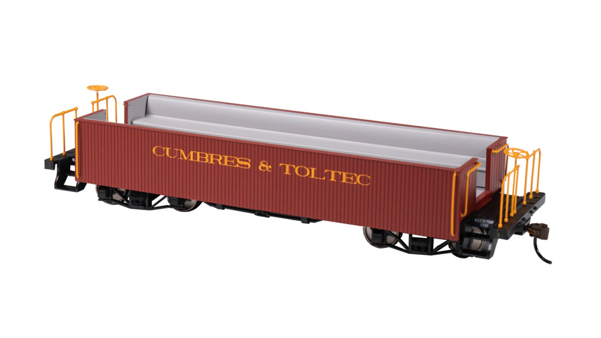 Bachmann 26031 On30 Cumbres and Toltec Gondola Style Excursion Car – Trainz