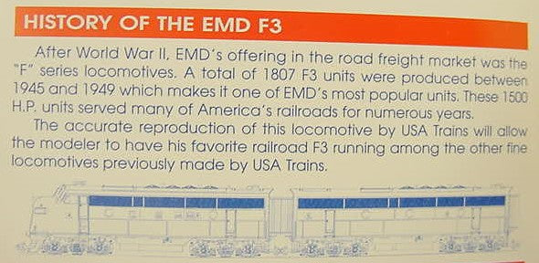 USA Trains 22356 G Union Pacific F-3A Diesel Locomotive – Trainz