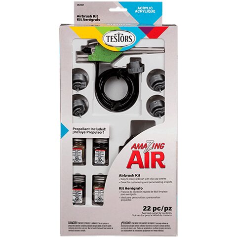 Testors 282510 Amazing Air Camouflage Airbrush Enamel Paint Kit – Trainz