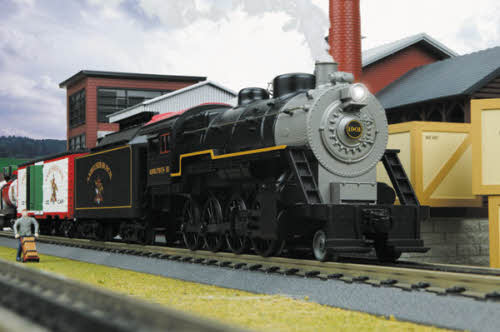 MTH 30-4155-1 Anheuser-Busch RailKing 2-8-0 O Gauge Steam Train Set w ...