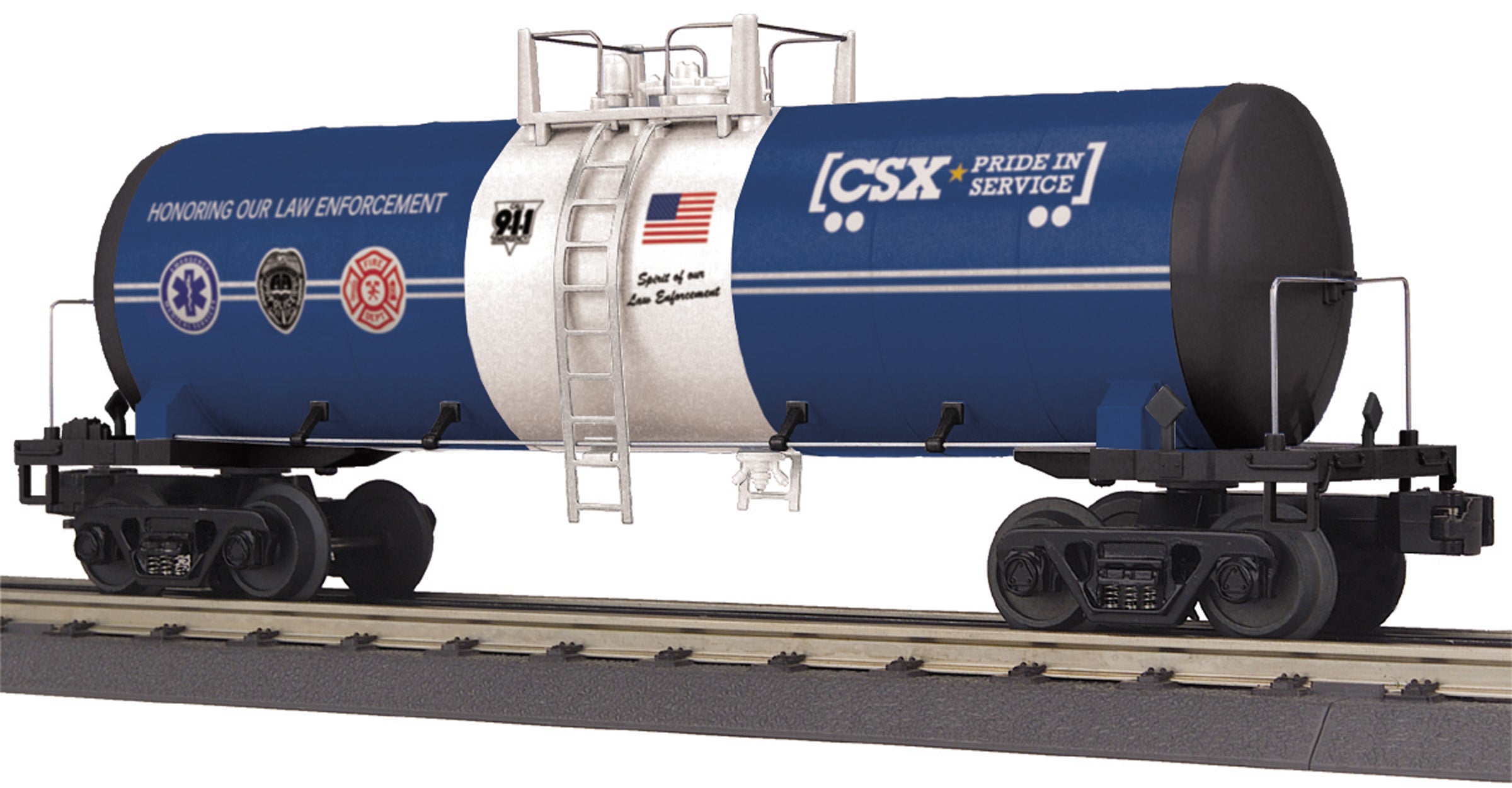 MTH 30-73584 O CSX RailKing Modern Tank Car #911 – Trainz
