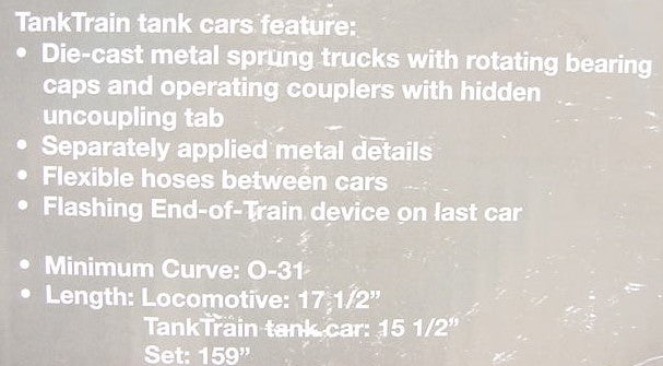 Lionel 6-31718 Southern Pacific Oil Can TankTrain O Gauge Diesel Train ...