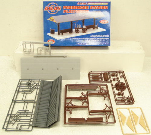 Atlas 6902 O Passenger Station Platform Building Kit – Trainz