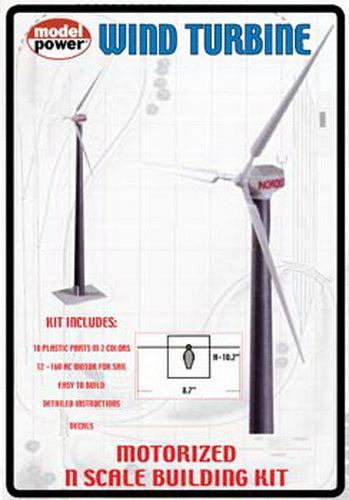 Model Power 1583 Wind Turbine Motorizd Kit – Trainz