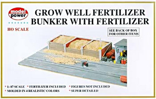 Model Power 313 HO Scale Fertilizer Bunker Building Kit – Trainz