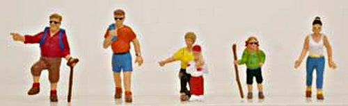 Model Power 5752 HO Scale Hikers (Pack of 5) – Trainz