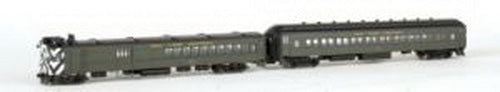 Bachmann 81426 HO NYC EMC Gas Electric Doodlebug Loco w/Trailer Coach ...