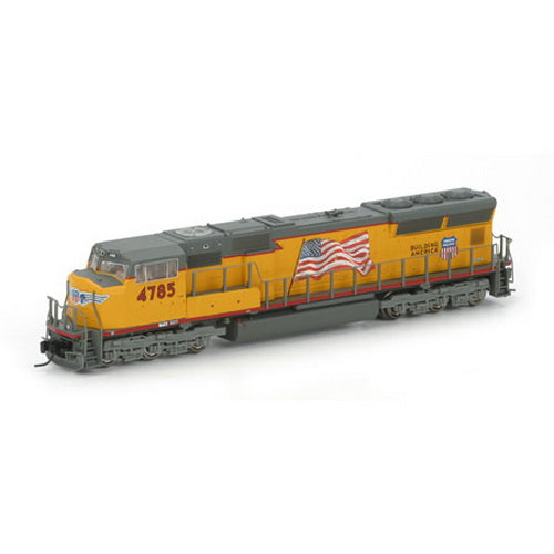 Athearn 17414 N Scale Union Pacific/Flag SD70M Diesel Locomotive #4785 – Trainz