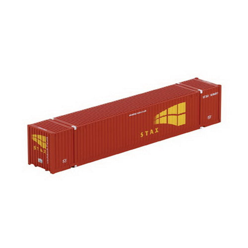 Athearn 26536 HO STAX 53' Jindo Container Ready To Roll (Set of 33) – Trainz