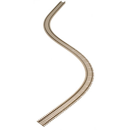 Atlas 0502 HO Code 83 Nickel Silver 3' Super Flex Track Section w/Conc ...