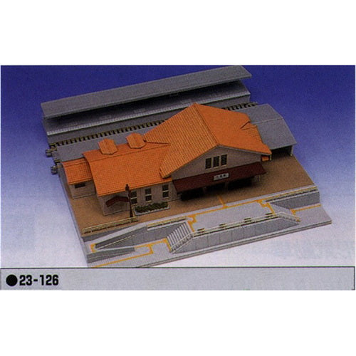 Kato 23-126 N Double Track Plate Suburban Station – Trainz