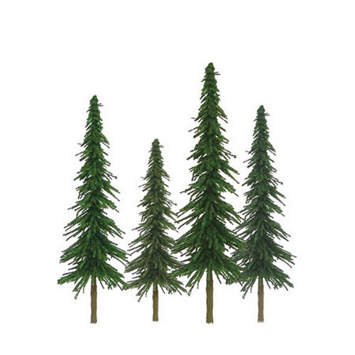 JTT Scenery Products 92027 HO 4-6" Super Scenic Spruce Tree (Pack of 2 ...
