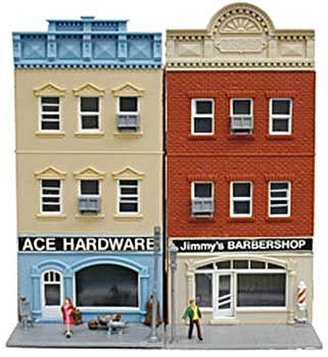 Model Power 678 HO Scale Ace Hardware/Jimmy's Barber Shop – Trainz