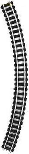Gargraves 54-402SW S Gauge Stainless 54" Curve Wood Tie Sectional Trac ...