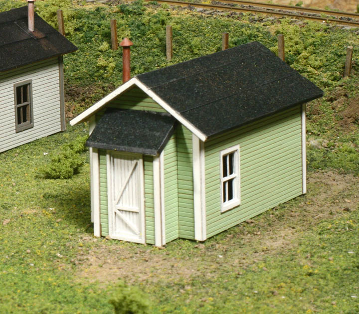 American Model Builders 482 Laser Art Miner's Cabin O Scale Kit – Trainz