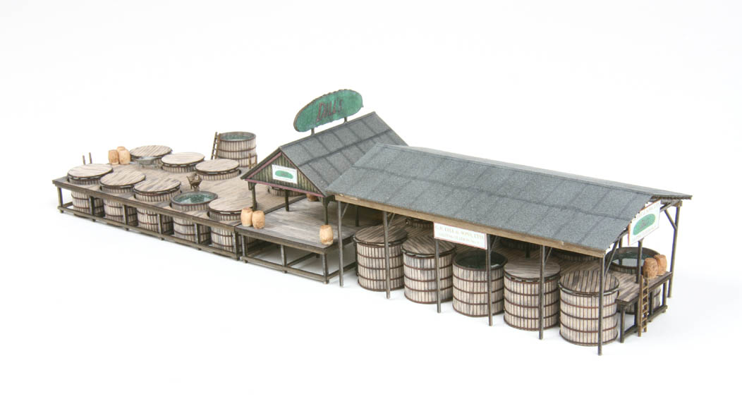 American Model Builders 625 N Scale The Pickle Works Laser Art Kit – Trainz