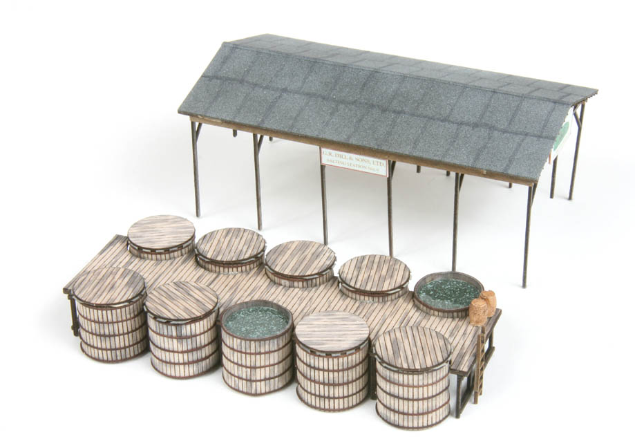 American Model Builders 625 N Scale The Pickle Works Laser Art Kit – Trainz