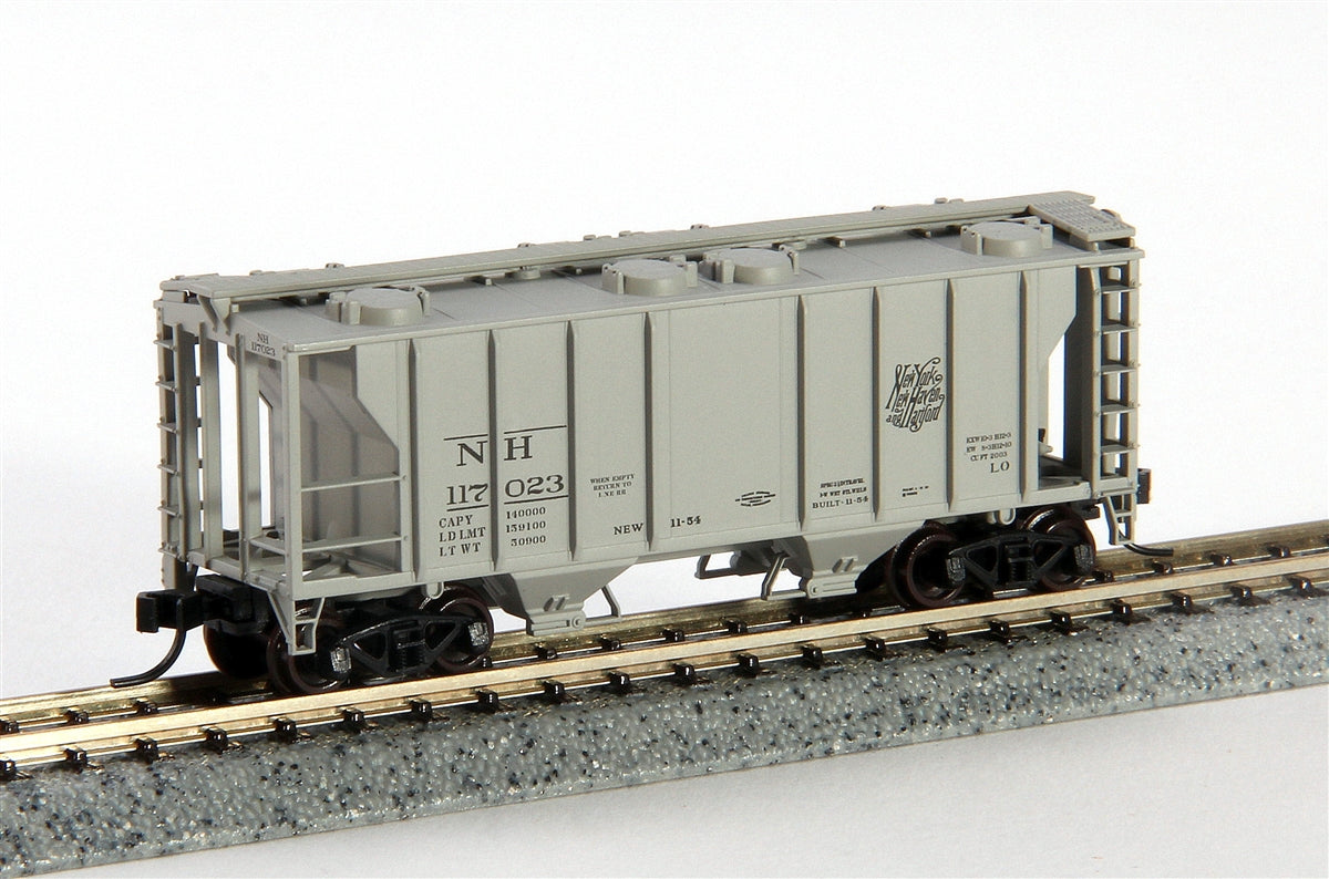 Atlas 50000899 N Scale New Haven PS-2 Covered Hopper #117023 – Trainz