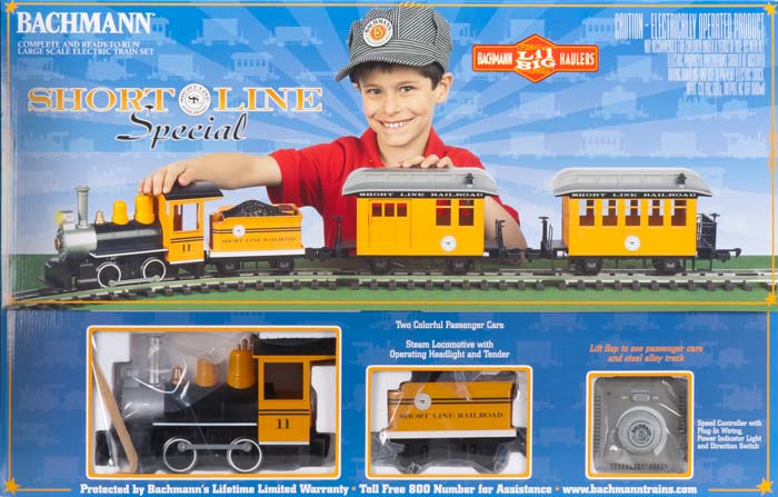 Bachmann 90197 Short Line Express G Gauge Steam Starter Train Set – Trainz
