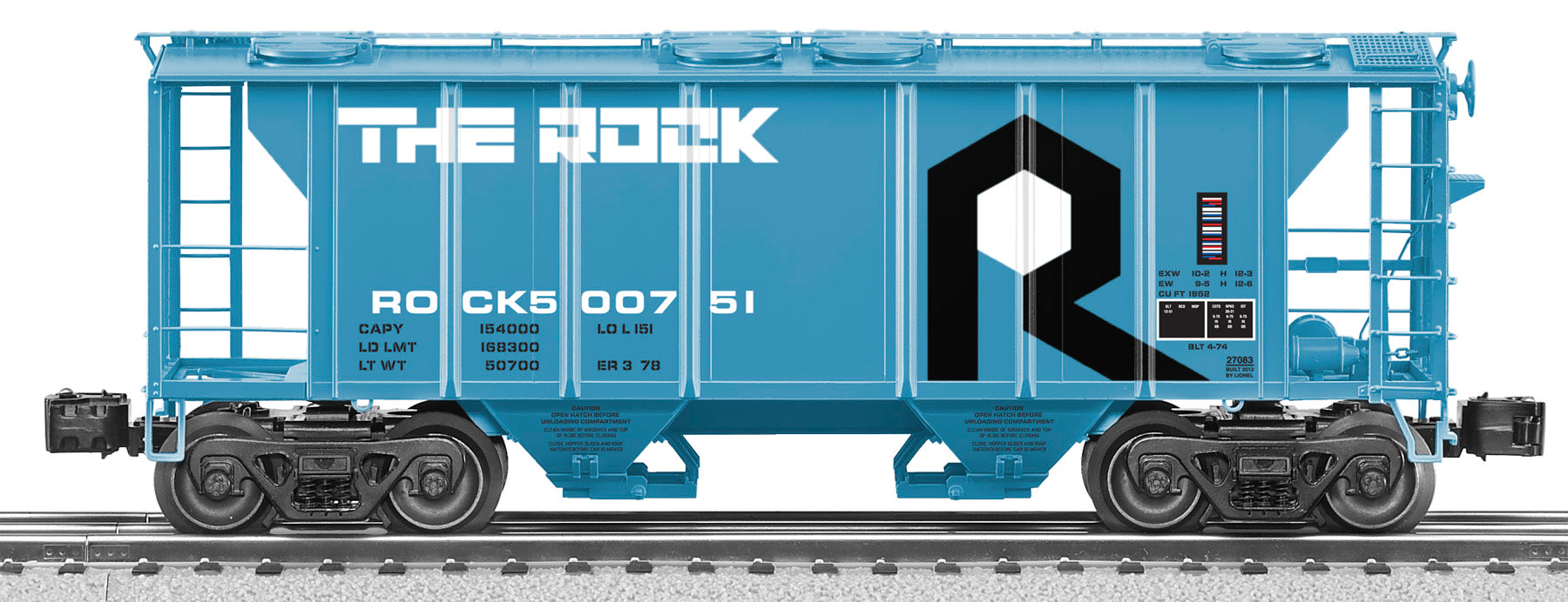 Lionel 6-27083 O Rock Island PS-2 Hopper Car – Trainz