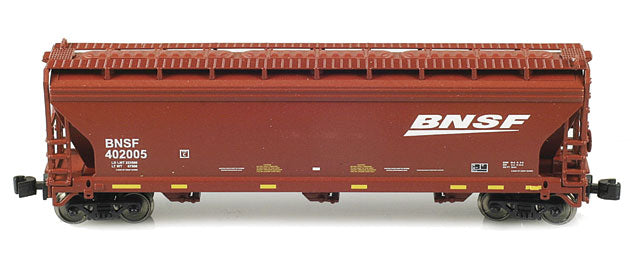 American Z-Line 903053 Z BNSF ACF 3-Bay Hopper (Set of 4) – Trainz