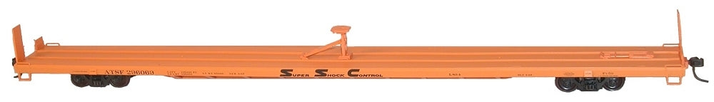 Accurail 8955 HO Santa Fe 89' TOFC Flat Car Kit (Set of 3) – Trainz