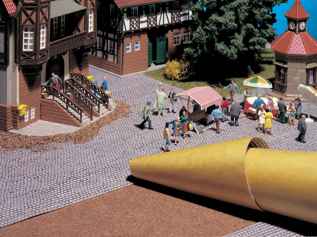 Vollmer 6023 HO Cobblestone Foil 100 X 16 cm. – Trainz