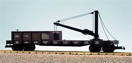 USA Trains 1801 G Pennsylvania Derrick with Brass Boom PRR – Trainz