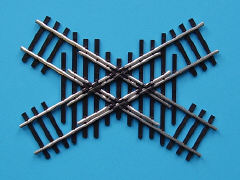 Shinohara Track 132 HO Code 100 Nickel Silver 60° Crossing Turnout Swi ...