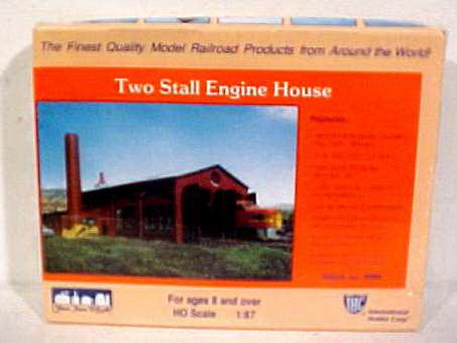 IHC 3500 HO Scale Two Stall Engine House Building Kit – Trainz
