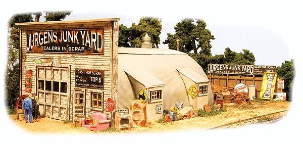 Monroe Models 2204 HO Jurgen's Junk Yard Kit – Trainz