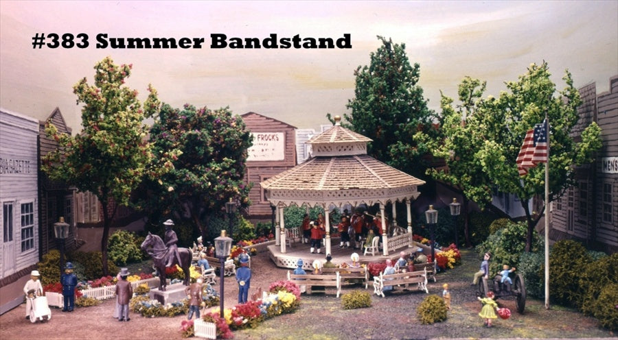 Campbell Scale Models 383 HO Scale Summer Bandstand Craftsman Kit – Trainz