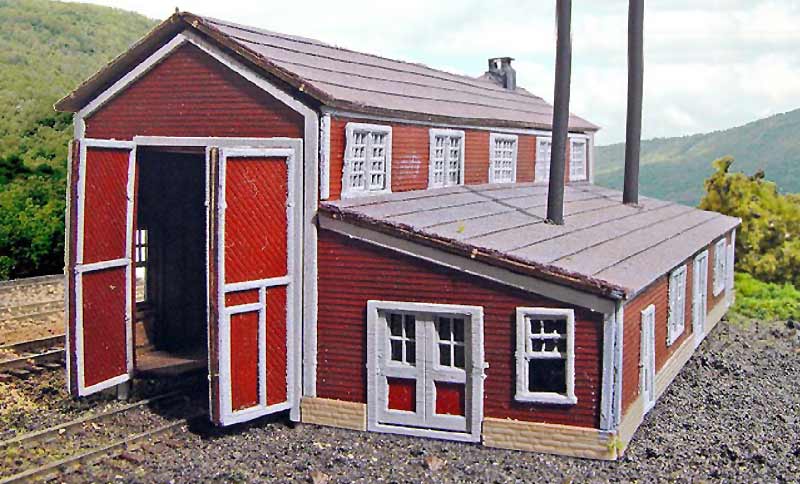 Branchline 883 1-Stall Engine House – Trainz