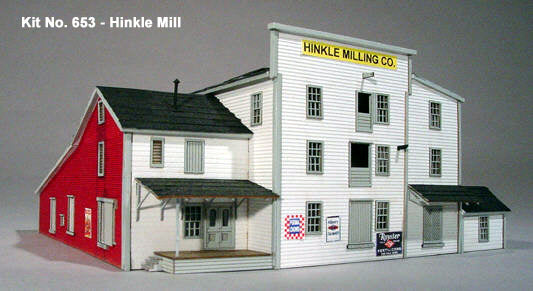 American Model Builders 653 Laser Art Hinkle Mill N Scale Kit – Trainz