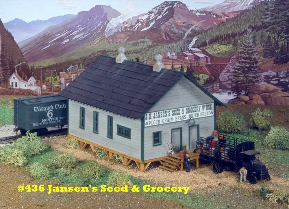 Campbell Scale Models 436 HO Grocery Warehouse Building Craftsman Kit ...