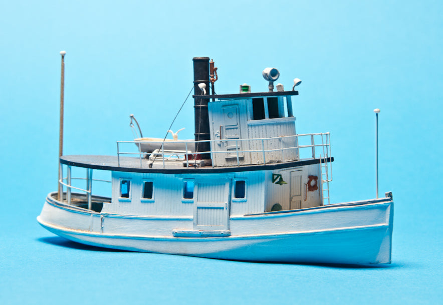 Sea Port Model Works H136 HO 53' Coastal Passenger Steam Ferry Kit – Trainz