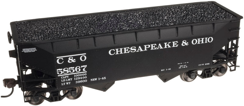 Atlas 20002475 HO C&O HOPPER #58567 – Trainz