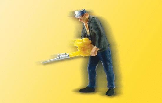 Viessmann Modellspielwaren 5188 HO Miner w/Pneumatic Drill & Helmet ...