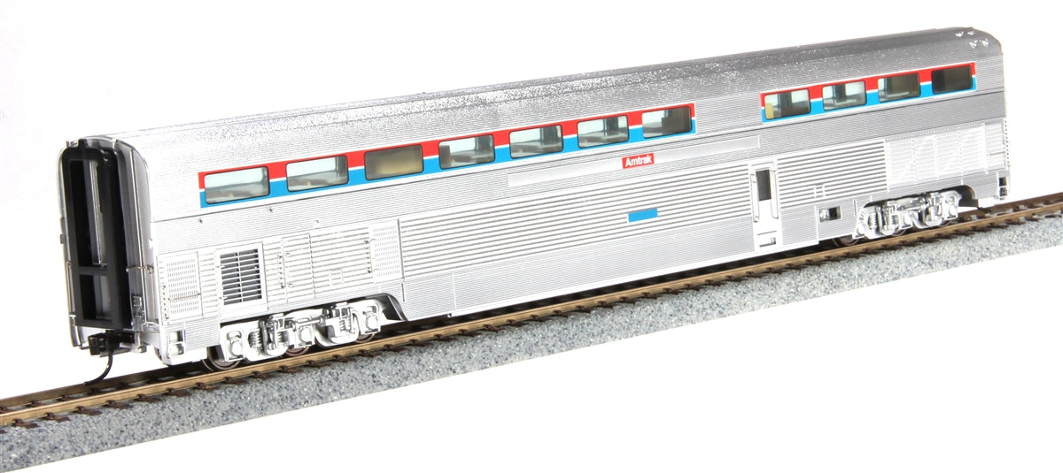 Walthers 920-14331 HO Amtrak 85' Phase I Budd Hi-Level Diner - Lighted ...