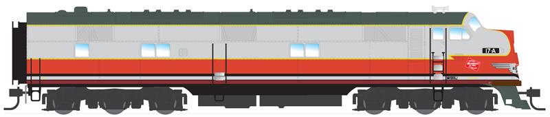 Broadway Limited 3041 N Milwaukee Road EMD E7A Paragon2™ #17A – Trainz
