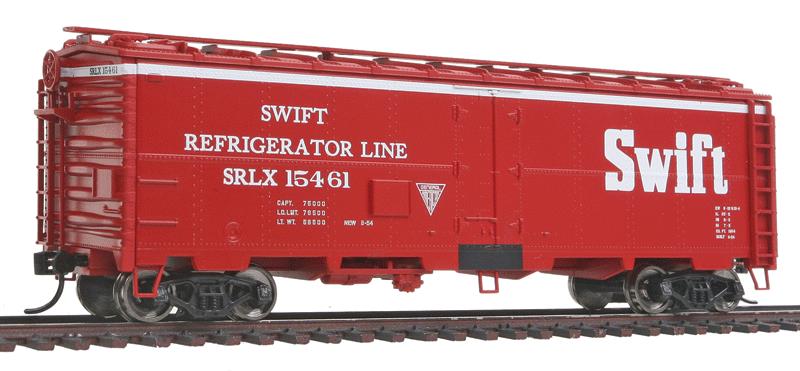 Walthers 910-3511 40' Steel Meat Reefer #15461 – Trainz