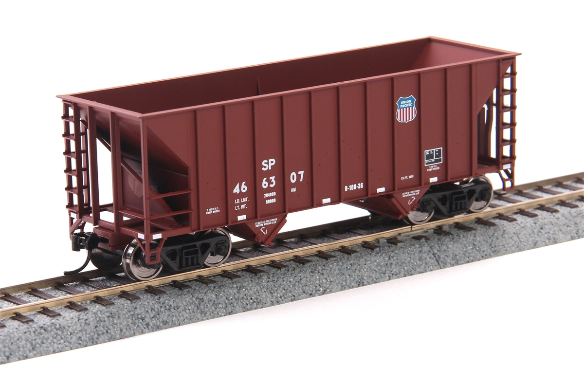 Walthers 910-6907 SP/UP 100 Ton 2-Bay Hopper – Trainz