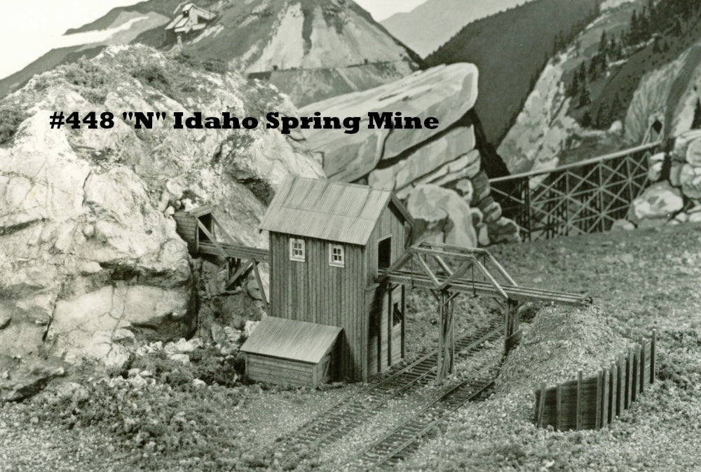 Campbell Scale Models 448 N Scale Idaho Springs Mine Building Kit – Trainz