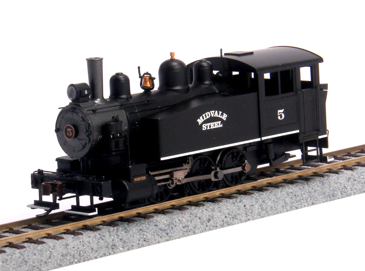 Bachmann 52102 HO Midvale Steel Porter 0-6-0T Side Tank Steam Loco w/D ...