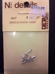 Detail Associates 8407 N Harp Switch Stands – Trainz