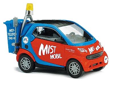 Busch 48936 HO Mist Mobil Smart City Coupe Fortwo – Trainz