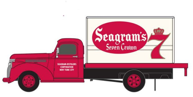 Classic Metal Works 30362 HO Mini Metals Seagram's 7 '41-'46 Chevy Tru ...