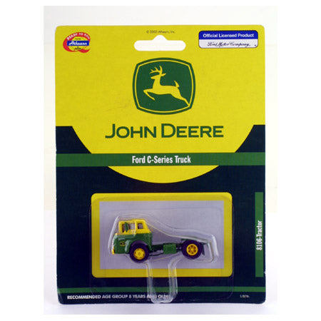 Athearn 8106 HO Scale Green & Yellow Ford C-Series Tractor John Deere ...